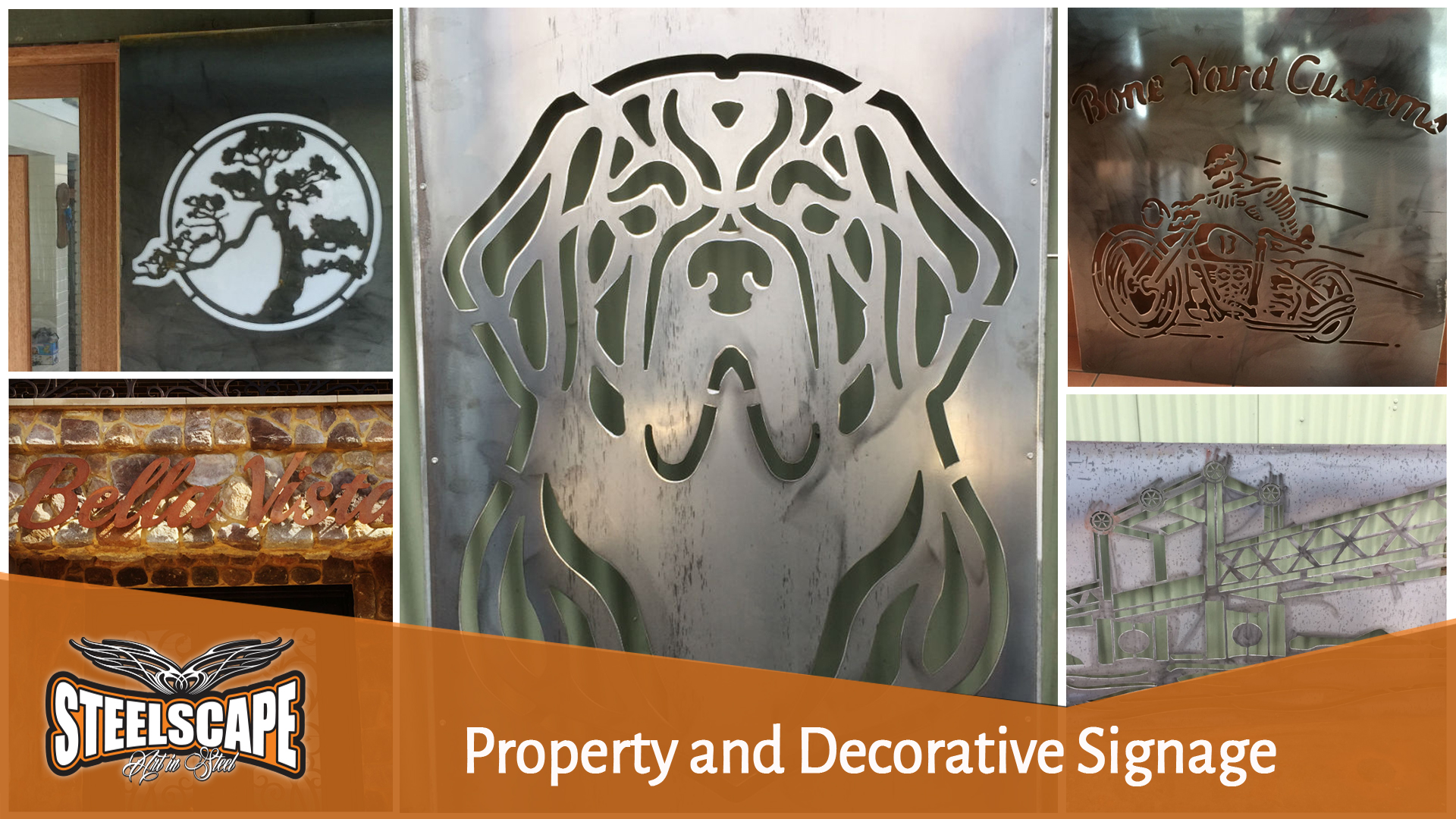 Property and Decorative Signage - Steelscape